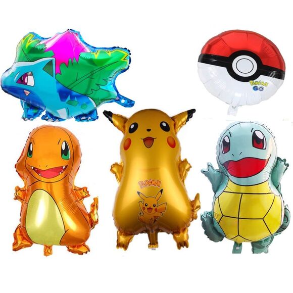 Party Supplies | Pokemon Foil Balloons Party Decorations Pikachu ...